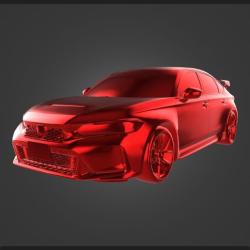 honda civic type r wide body kit 3D Models | Page 1 | STLFinder