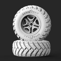 1 7 infraction 6s 4x4 rtr brushless all road street bash wheels 3D ...