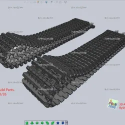 Tiger tanks Track Unit Storage status.(STL-35) - Free 3D Model | STLFinder