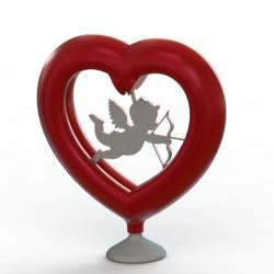 valentine cupid heart kopido poster 3D Models | Page 1 | STLFinder