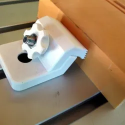 Support, press, for clamping material to CNC slotted table Milling ...