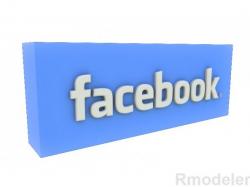 facebook 3d logo | Page 1 | STLFinder