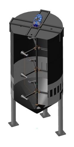 mixing tank with agitator 3d models 【 STLFinder