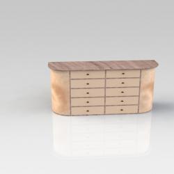 curved side board 3d models | Page 1 | STLFinder