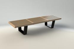 george nelson wood base platform bench 3D Models | Page 1 | STLFinder