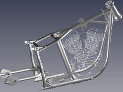 1963 panhead frame 3D Models | Page 1 | STLFinder