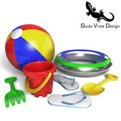 beach toys set 3d models | Page 1 | STLFinder