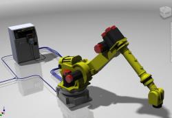 fanuc robot with controller and routed systems 3D Models | Page 1 ...