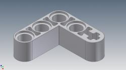 LEGO Technic Brick L shape V2 3d models 【 STLFinder