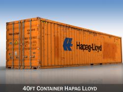40ft Shipping Container Hapag Lloyd 3d models 【 STLFinder