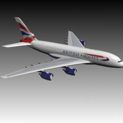 Airbus A380 British Airways 3D Models | Page 1 | STLFinder