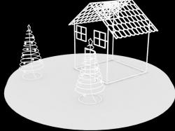 christmas house 3d model | Page 1 | STLFinder