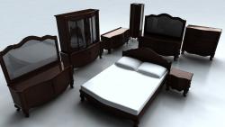 classic bedroom set 3D Models | Page 1 | STLFinder