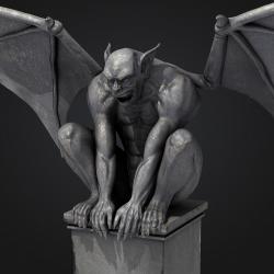realistic gargoyle statue 3d models | Page 1 | STLFinder