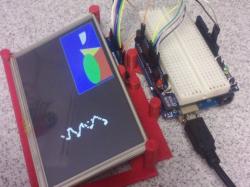 ra8875 w 5 quot tft touchscreen and arduino holder 3D Models | Page 1 ...