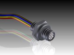 male threaded nano circular panel mount connector omnetics mncp option ...