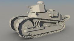 vehicle renault r40 tank 1 87th 3d models 【 STLFinder