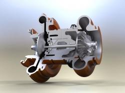 turbocharger drawing 3d models 【 STLFinder