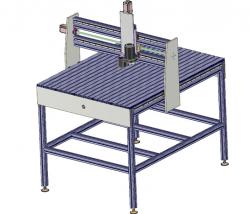 CNC Router Table Bosch Rexroth Extrusions throughout Hiwin Linear ...