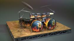 simple drum kit 3D Models | Page 1 | STLFinder