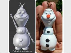 disney s frozen 35 4 inch dancing olaf infinity light outdoor decor 3D ...