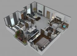 2bhk interior 3d model free | Page 1 | STLFinder