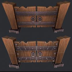 low poly gate 3D Models | Page 1 | STLFinder