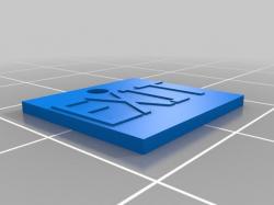 exit sign dwg 3D Models | Page 1 | STLFinder
