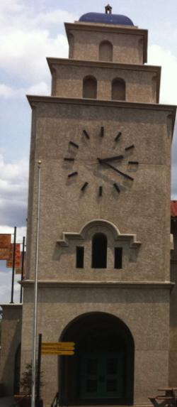 albuquerque alvarado transportation center clock tower ho scale 3d ...