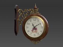 vintage victoria station double sided railway wall clock 3D Models ...