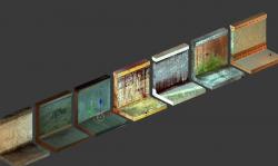 concrete block wall pack modular game ready 3D Models | Page 1 | STLFinder