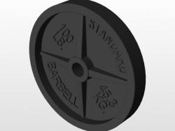 barbell 100 lbs 3D Models | Page 1 | STLFinder