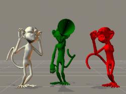 wise monkeys stl 3D Models | Page 1 | STLFinder