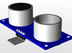 Ultrasonic sensor HCSR04 holder 3D Models | Page 1 | STLFinder