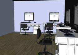 internet cafe layout 3d models 【 STLFinder