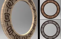 ZODIAC MIRROR FRAME 3D print model - Free 3D Model | STLFinder