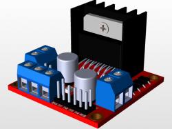 l298n motor driver eagle library 3d models 【 STLFinder