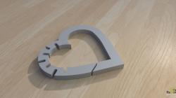 heart keychain 3d model | Page 1 | STLFinder