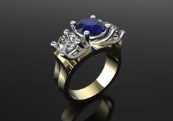 navratna ring ladies 9 stone 3d models | Page 1 | STLFinder