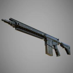 sr 25 rifle 3d models 【 STLFinder