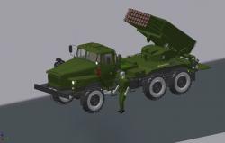 bm 21 grad hail multiple launch rocket system 3D Models | Page 1 ...