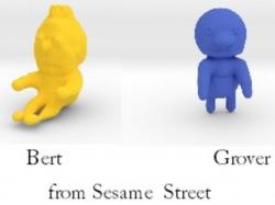 ernie bert and grover from sesame street 3d models 【 STLFinder