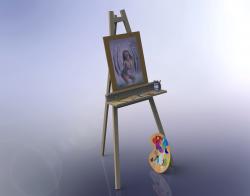 free standing easel 3D Models | Page 1 | STLFinder