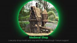 magic fantasy shop (low poly) 3d models 【 STLFinder