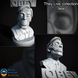 they live mask 3d models 【 STLFinder