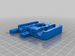 x carriage base of prusa i3 r2 by nicola p with fala union mono mount ...