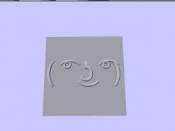 how to do lenny face 3d models 【 STLFinder