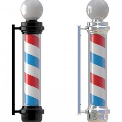 free barber pole key chain red white and blue 3d print file | Page 1 ...