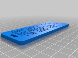 customized backpack tag for ben 3d models | Page 1 | STLFinder