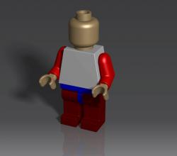 lego figure 3d model 【 STLFinder